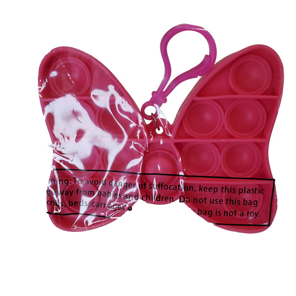 Disney | Toys | Disney Junior Minnie Mouse Bow Popper Fidget Keychain ...